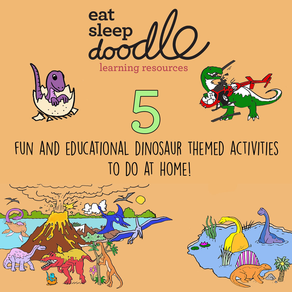 5 fun and educational dinosaur-themed activities to do at home ...
