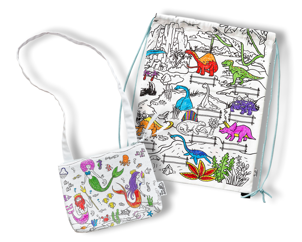 Color Your Own Bags | Kids Backpacks & Bags | eatsleepdoodle ...